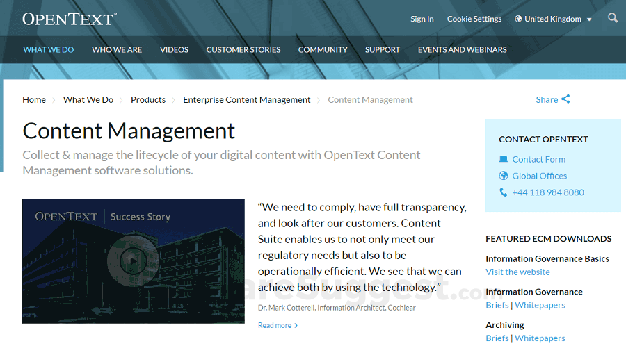 OpenText Pricing, Reviews, & Features in 2023